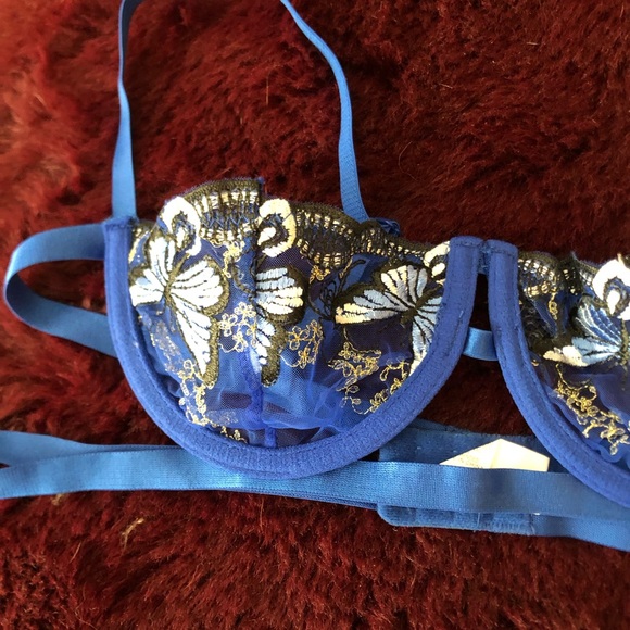 Intimates & Sleepwear | Royal Blue Butterfly Lingerie | Poshmark